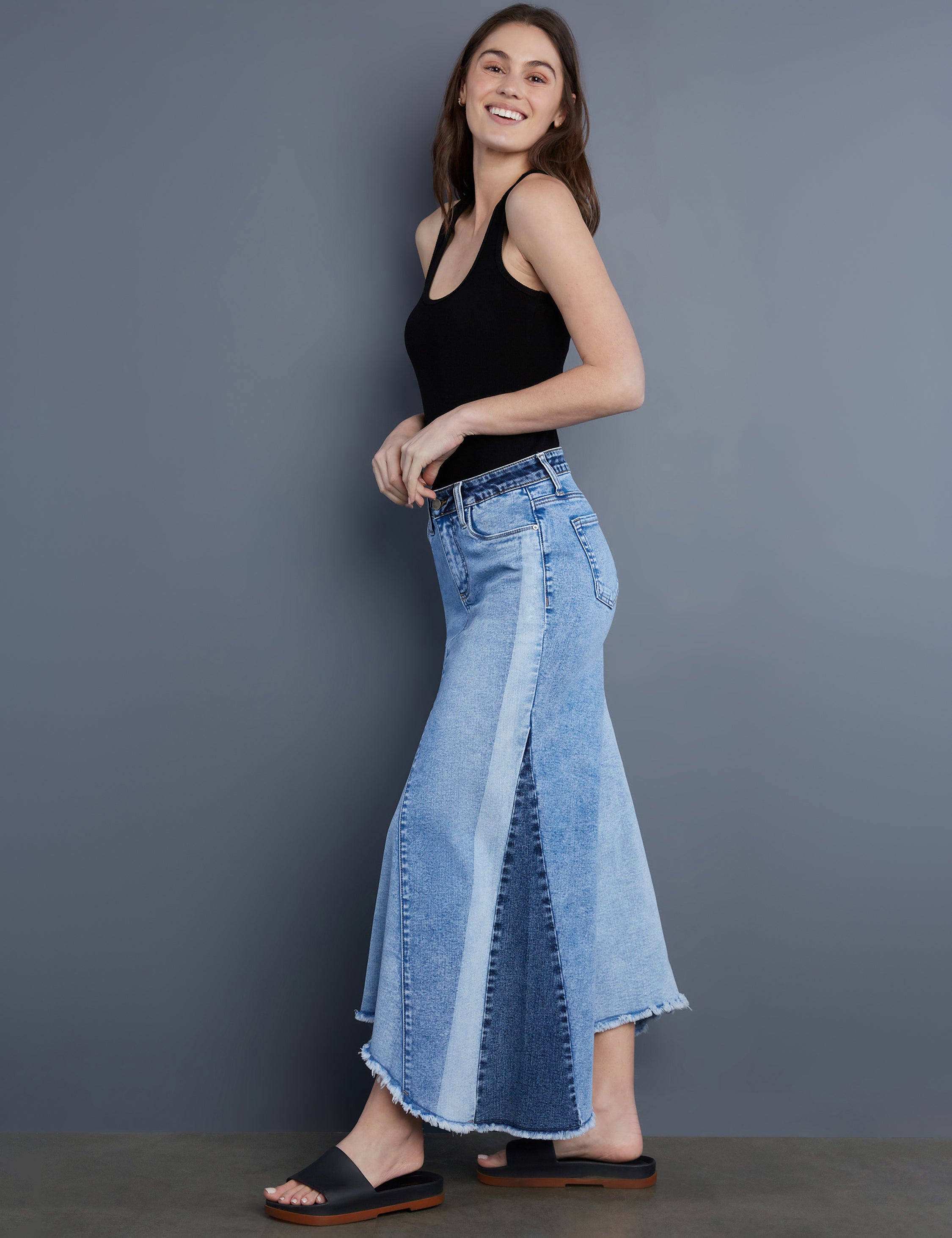 Selma Patchwork Maxi Skirt – washlabshop