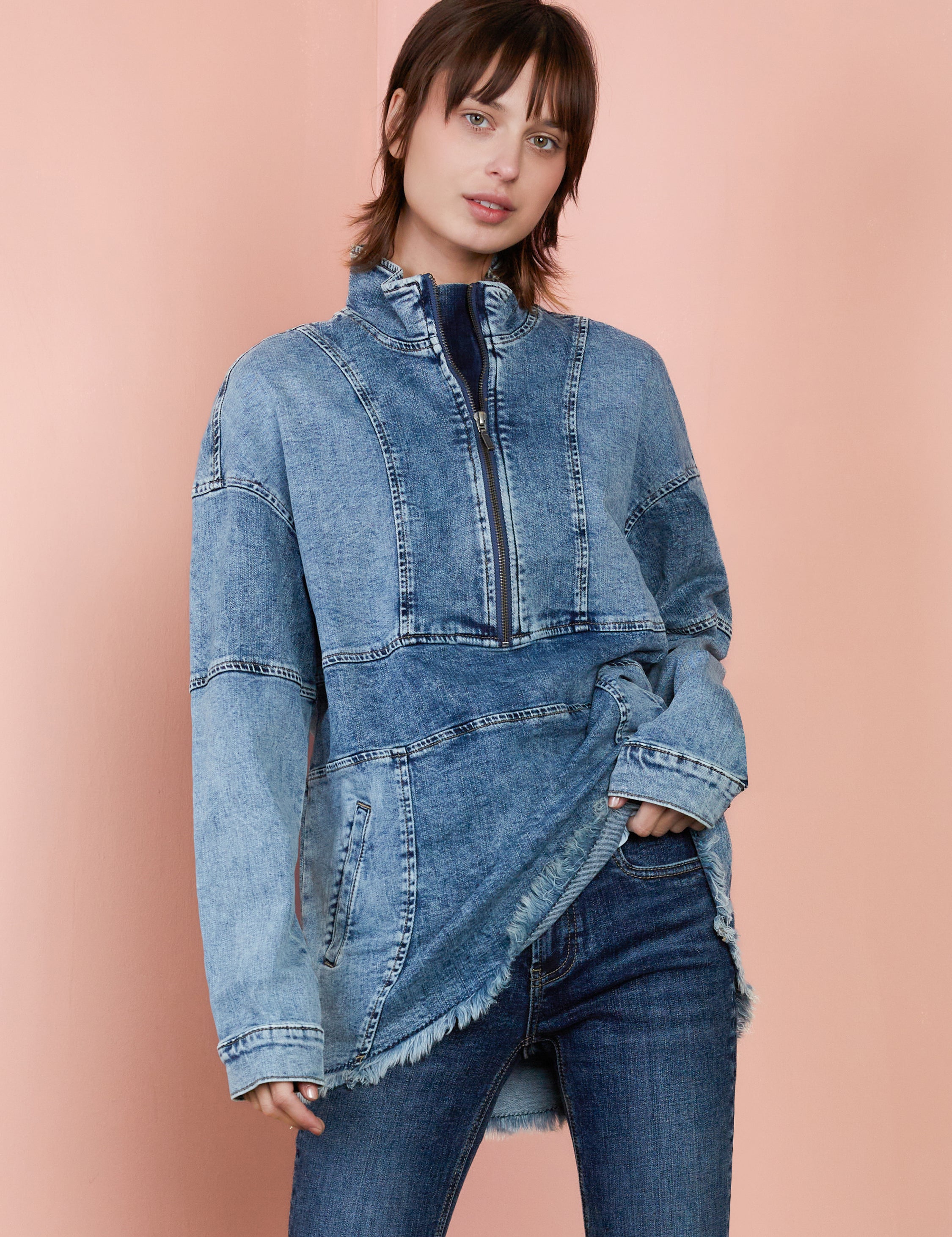 Pop-over Denim Jacket – washlabshop